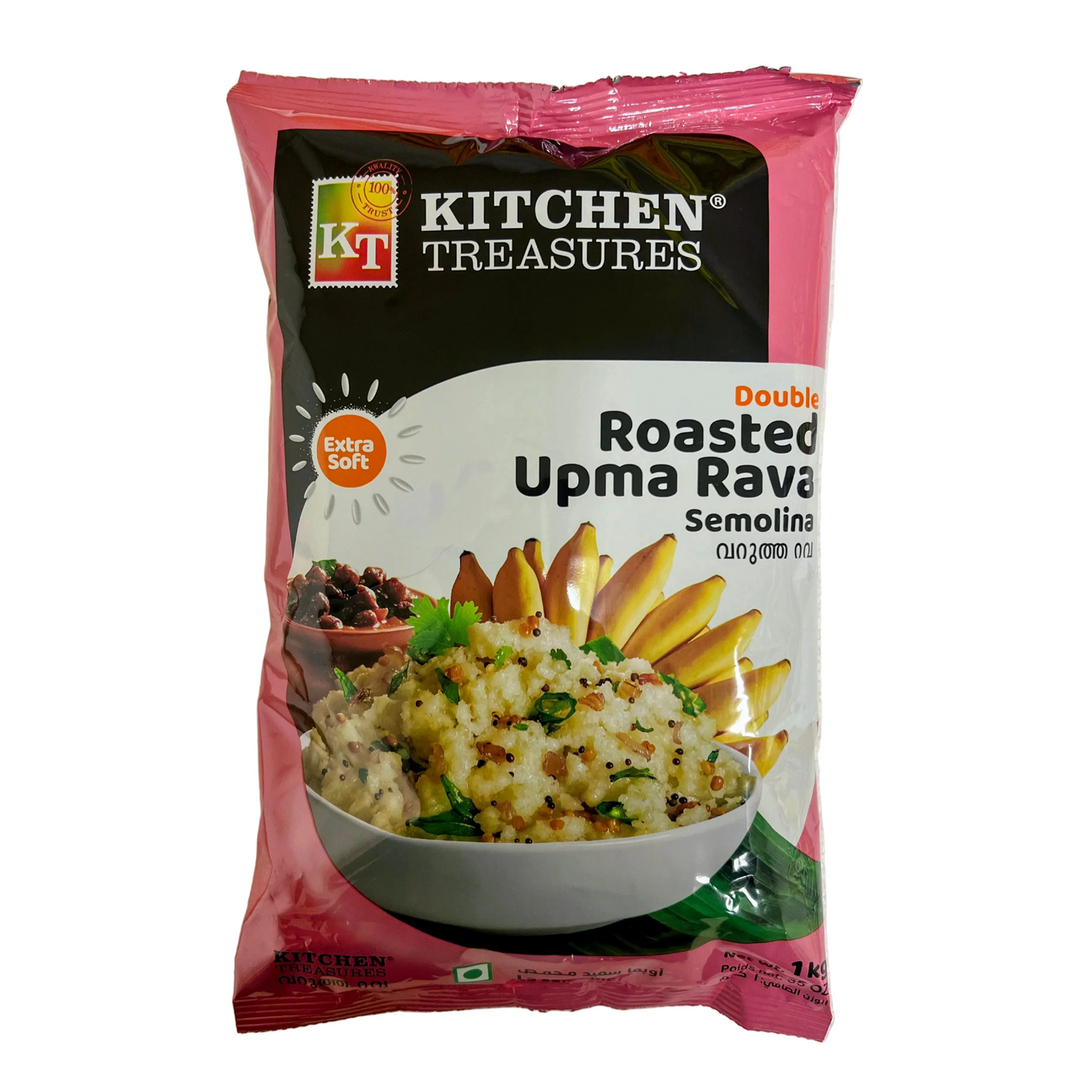 Kitchen Treasures Roasted Rava – 1 kg – South Indian Grocery