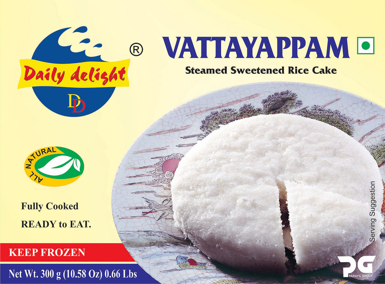 Daily Delight Vattayappam (Frozen)- 300 g – South Indian Grocery